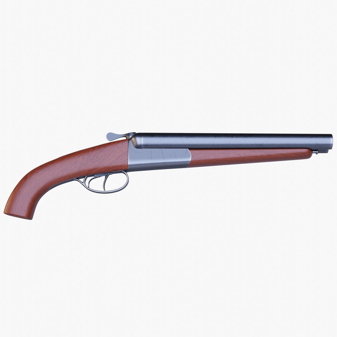 Sawed-off Shotgun 3D Model - TurboSquid 2058794