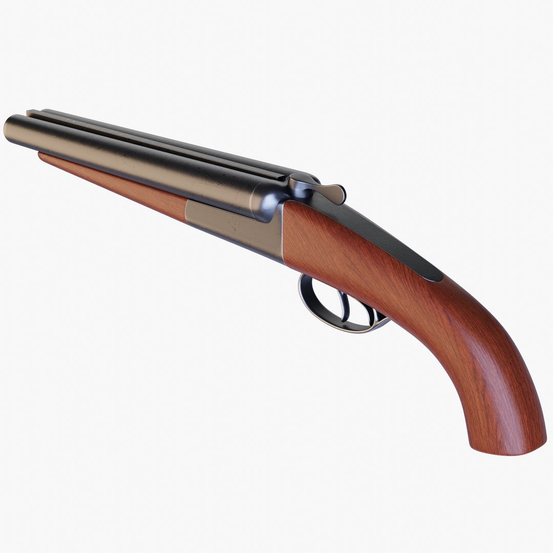 Sawed Off Shotgun 3d Model Turbosquid 2058794
