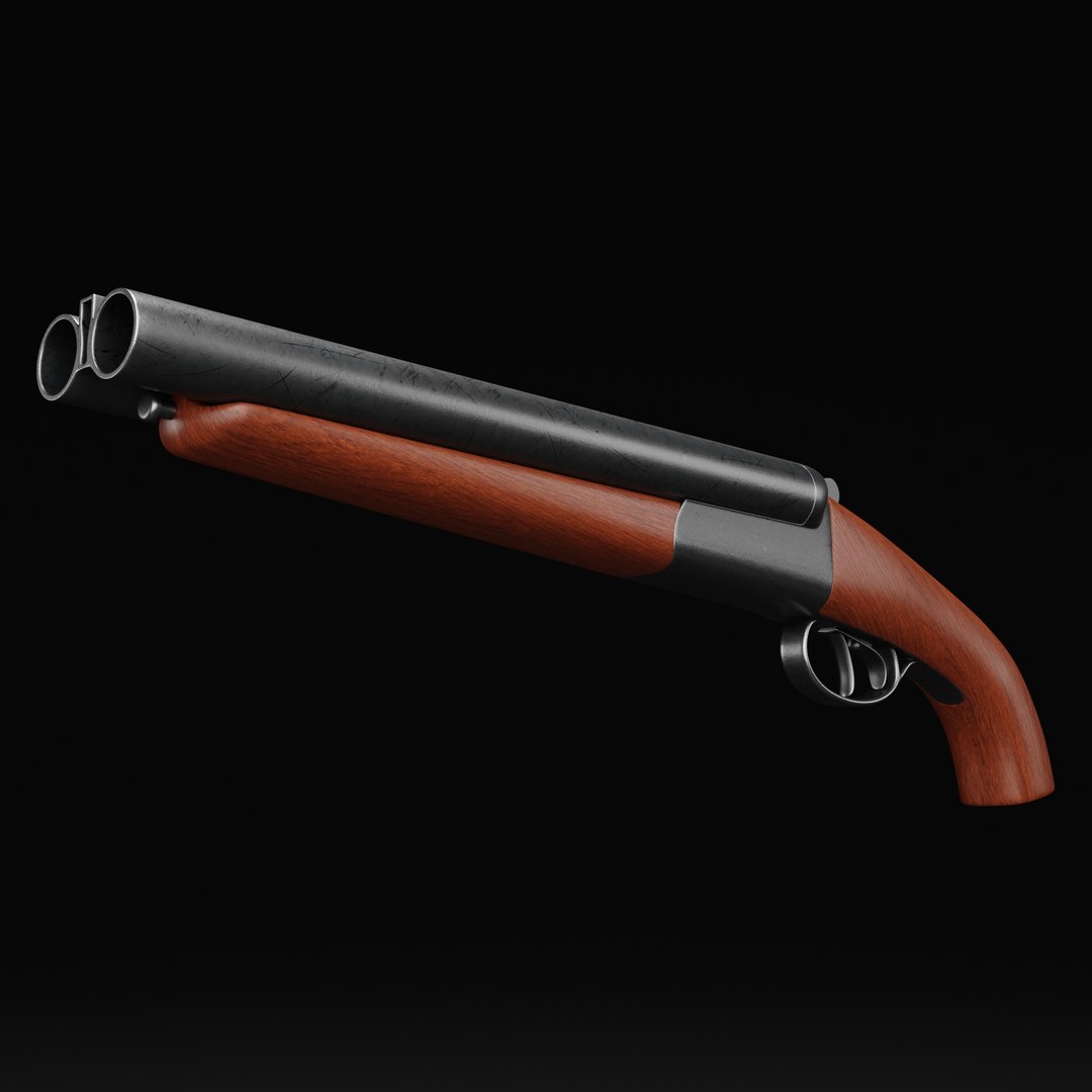 Sawed-off Shotgun 3D Model - TurboSquid 2058794