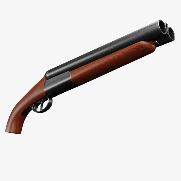 modelo 3d Sawed-off shotgun - TurboSquid 2058794