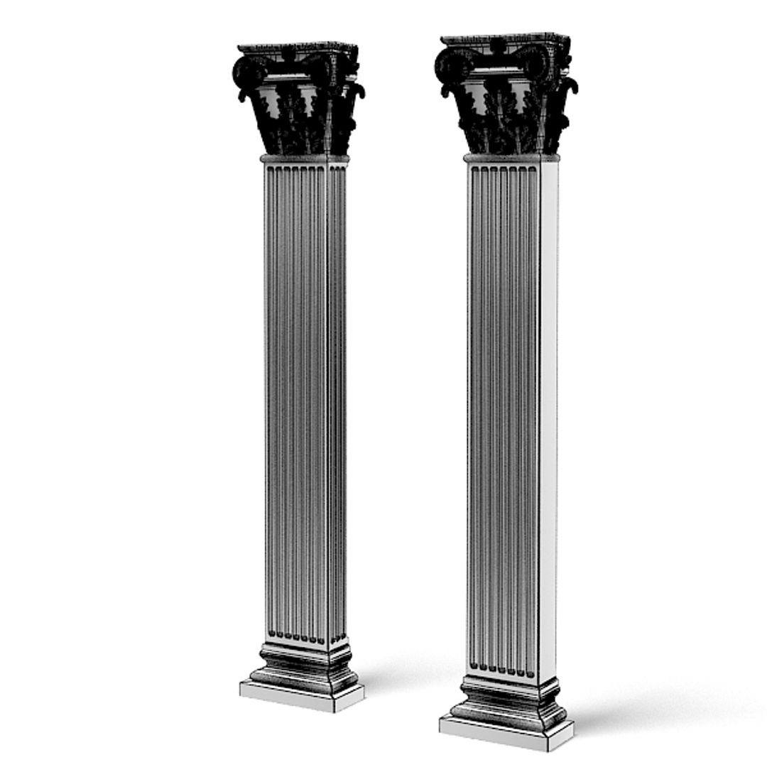 max corinthian pilaster column