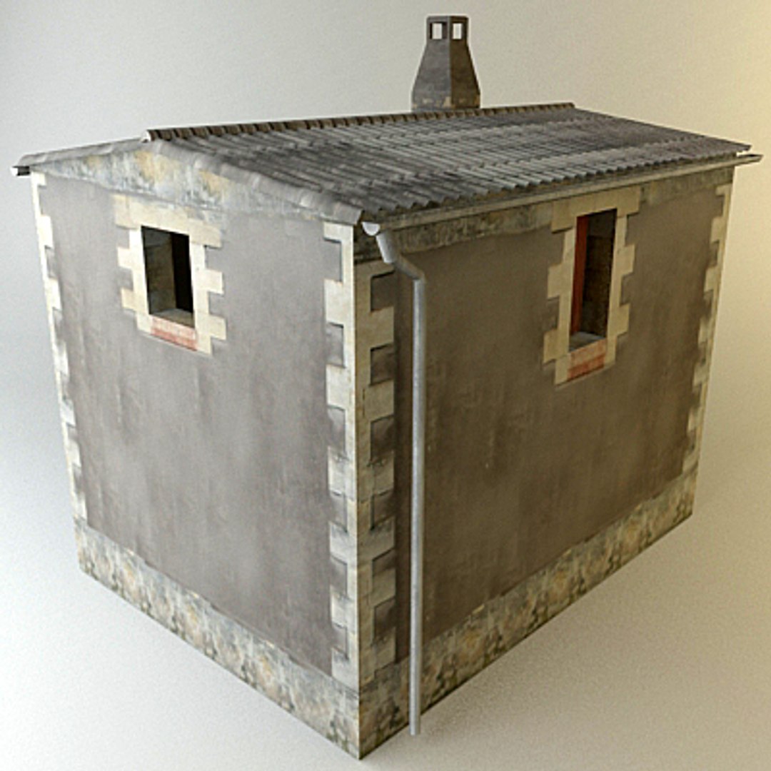 3d Old House Model