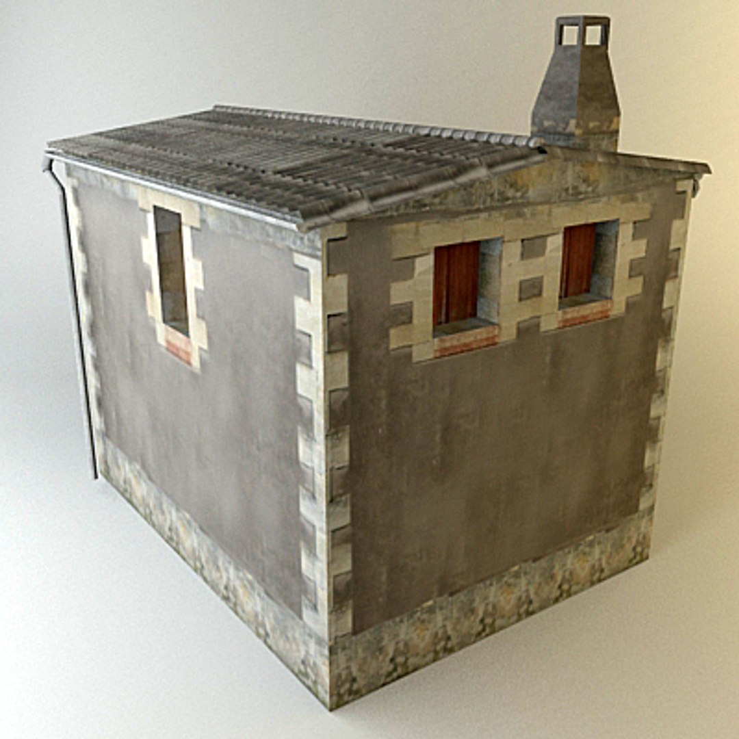 3d Old House Model