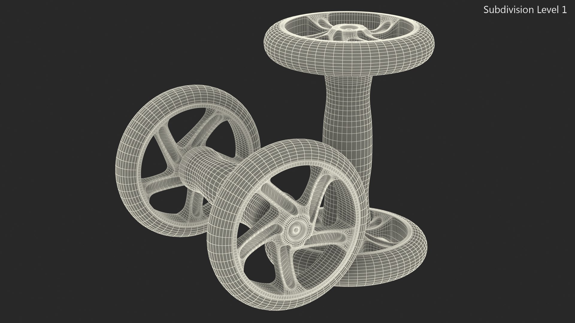 3D Model Pair Of Ab Wheel Rollers - TurboSquid 1778884