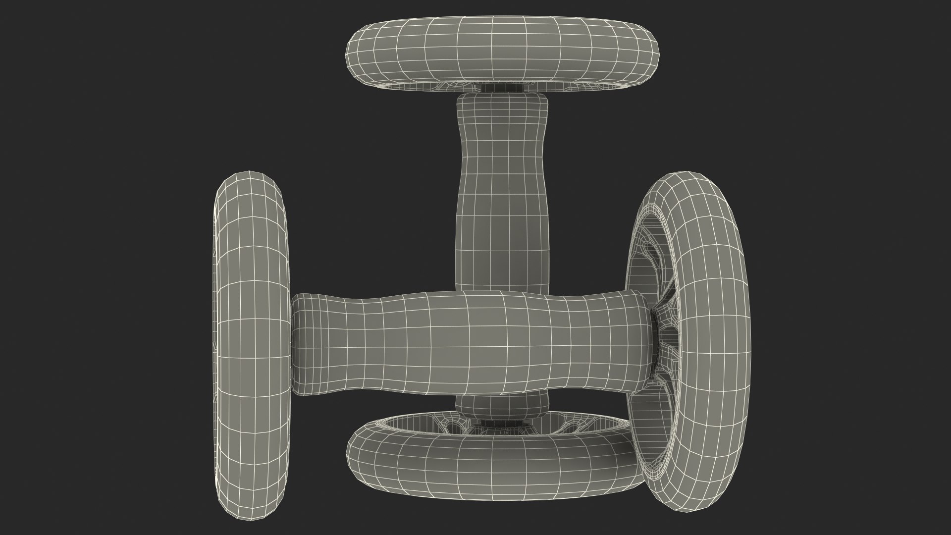 3D model Pair of Ab Wheel Rollers - TurboSquid 1778884