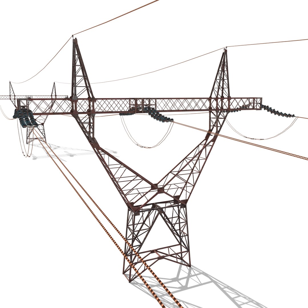 Electricity Poles 3D Model - TurboSquid 1473464