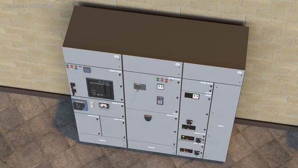 modelo 3d Cuadro de distribución principal - TurboSquid 1974341
