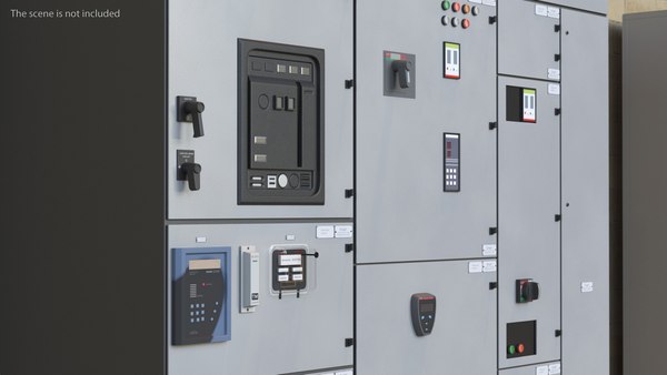 modelo 3d Cuadro de distribución principal - TurboSquid 1974341
