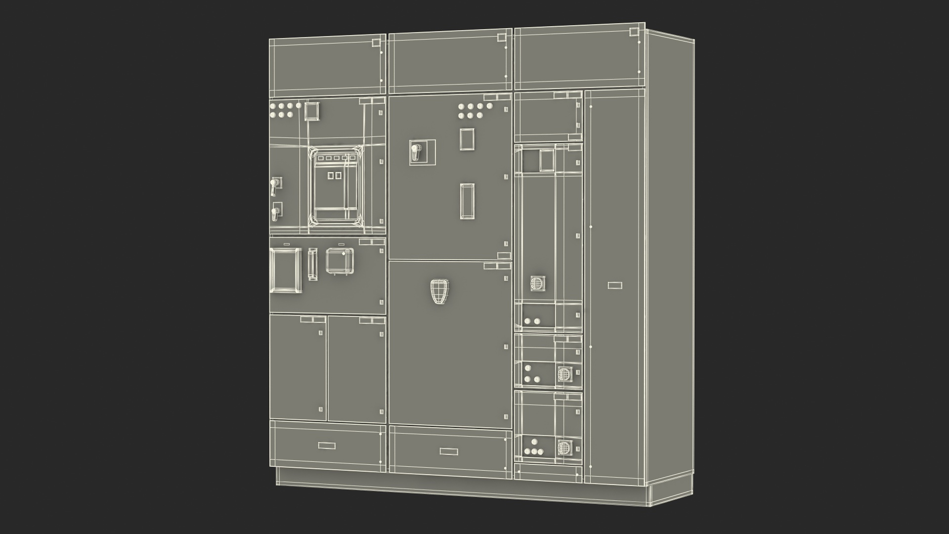 3D Model Main Switchboard - TurboSquid 1974341