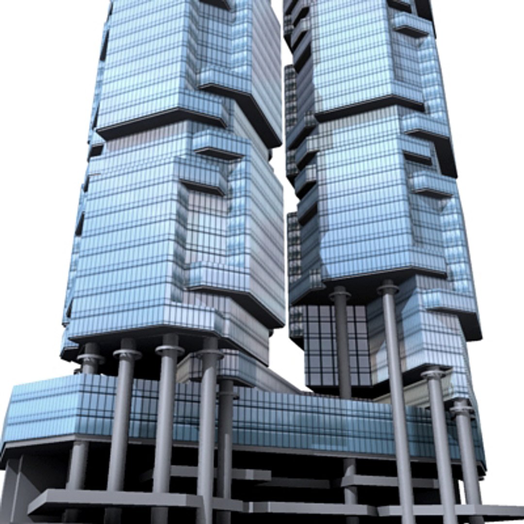 3d Lippo Centre Building Model