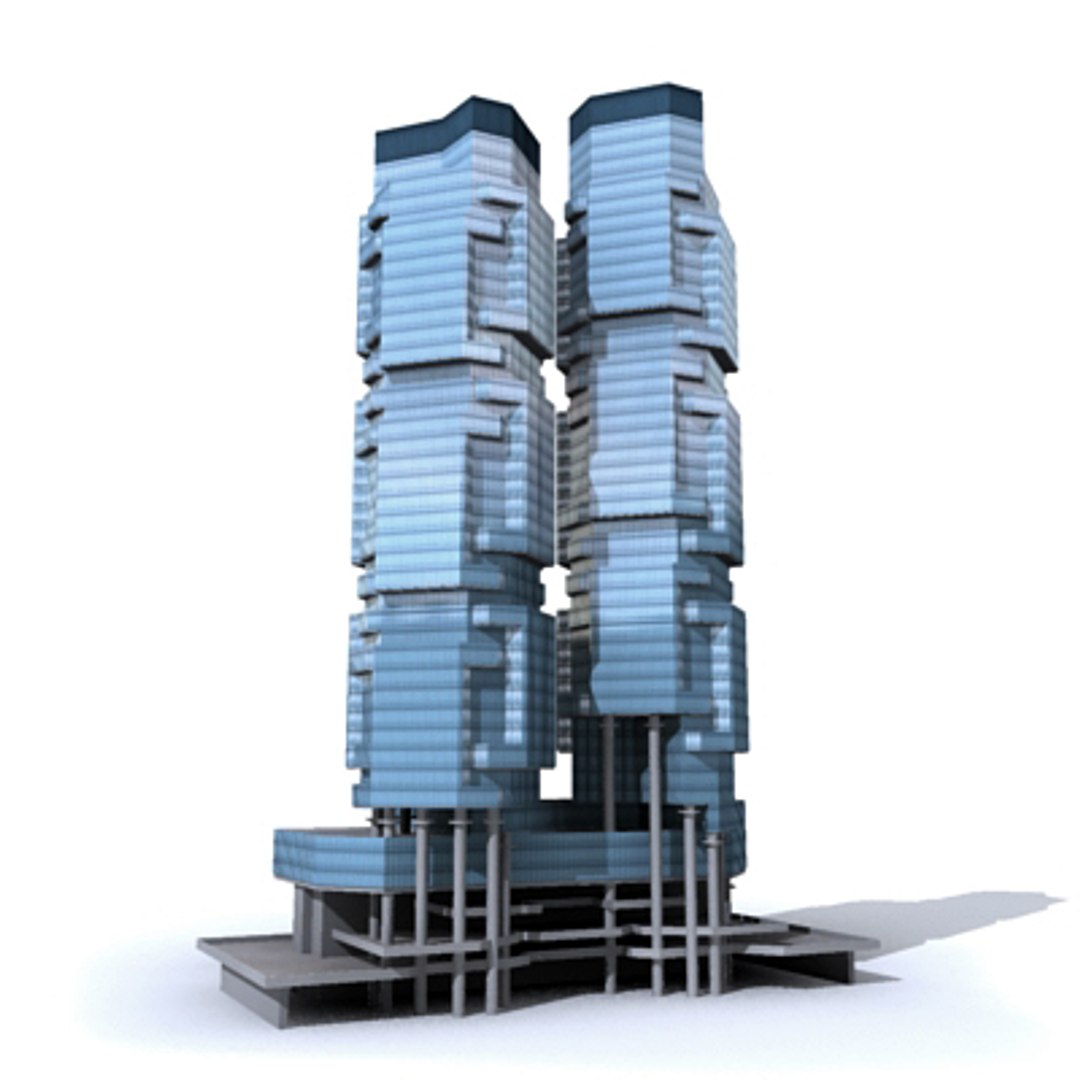 3d Lippo Centre Building Model