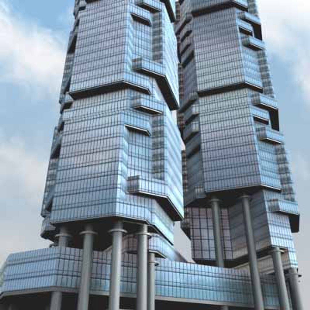 3d Lippo Centre Building Model
