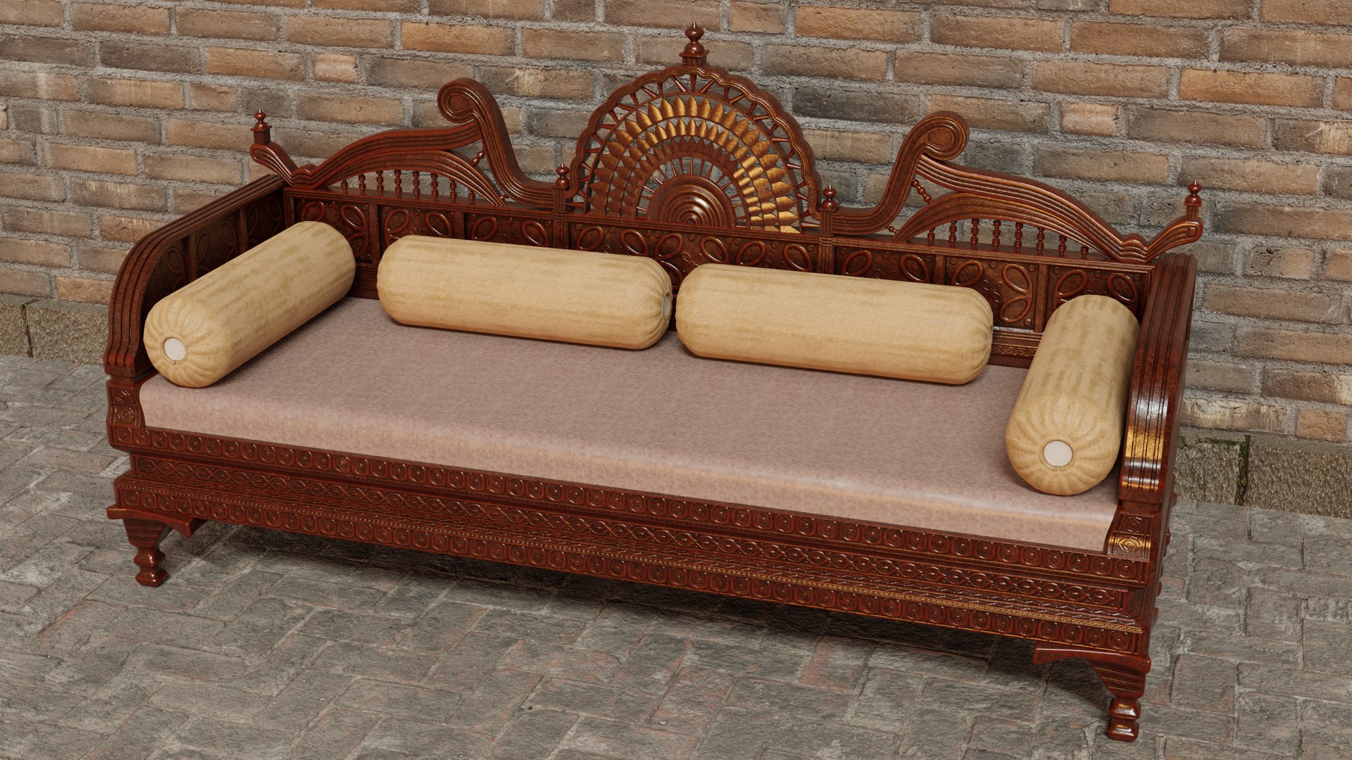 3D Royal Sofa Model - TurboSquid 1783598