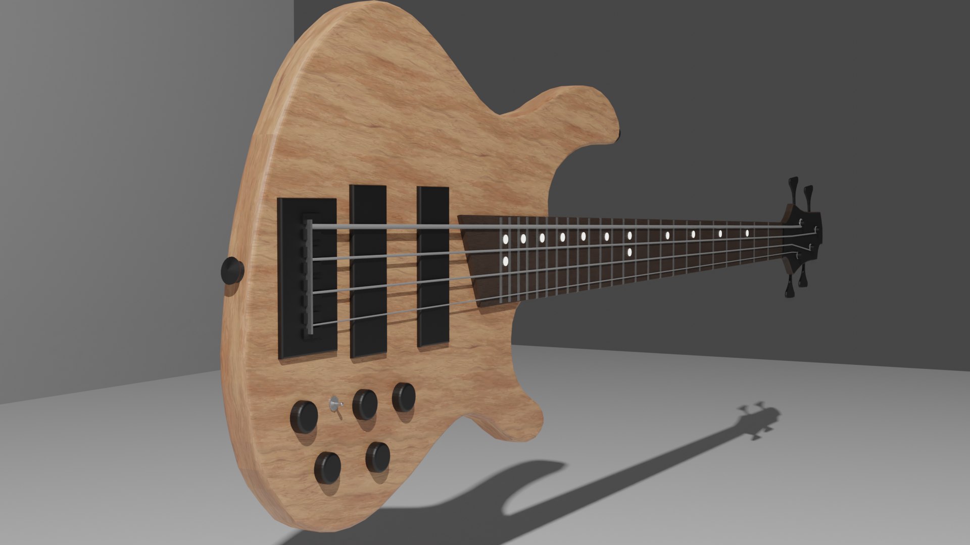 Bass Guitar 3D Model - TurboSquid 1793707