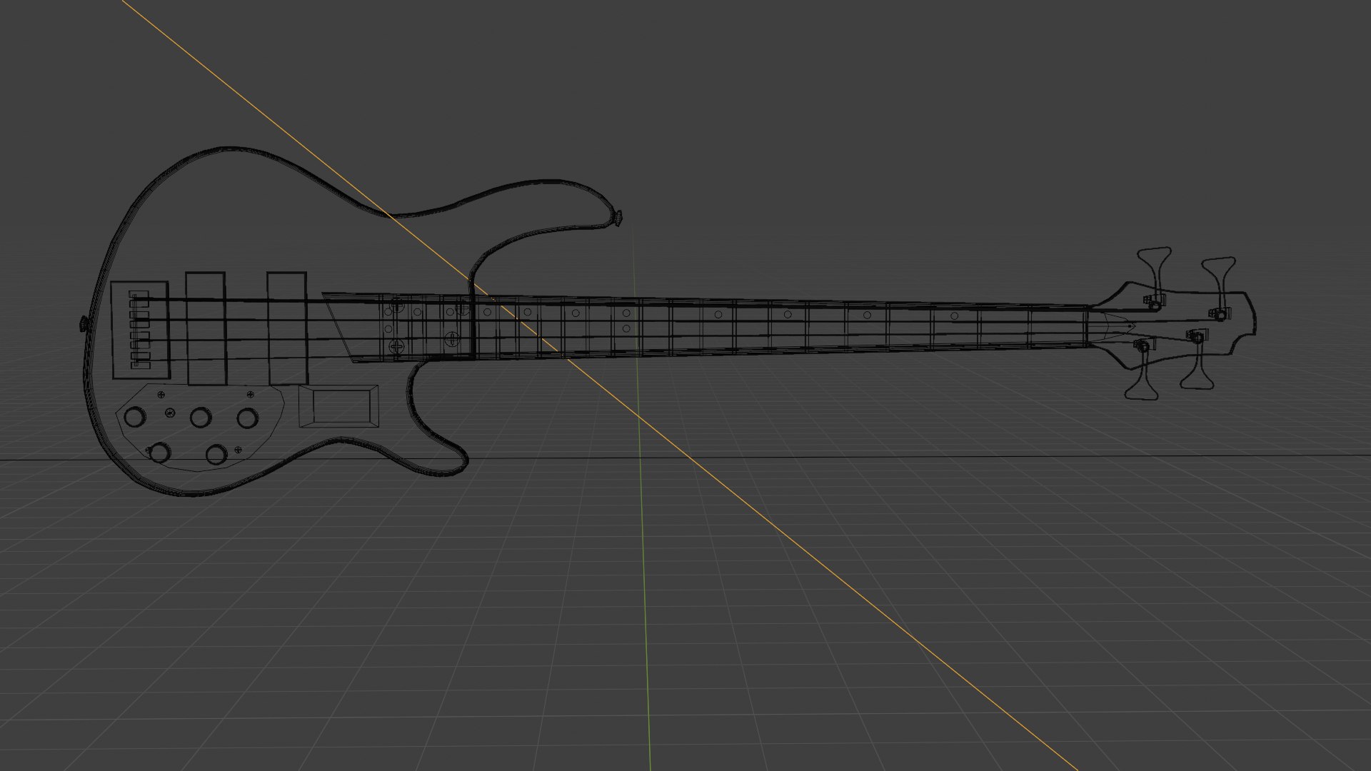 Bass Guitar 3D Model - TurboSquid 1793707