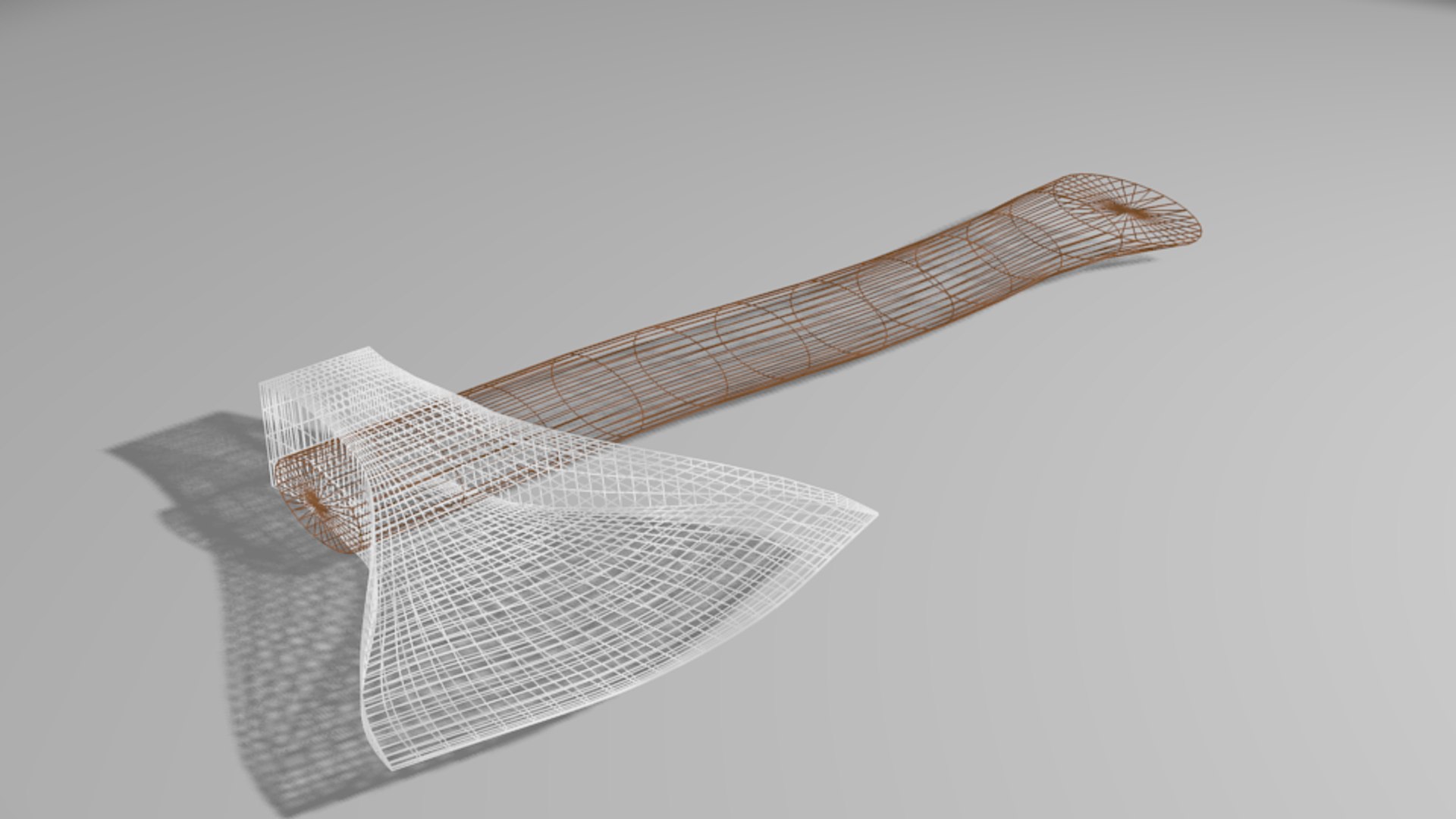 3d Blade Handle Model