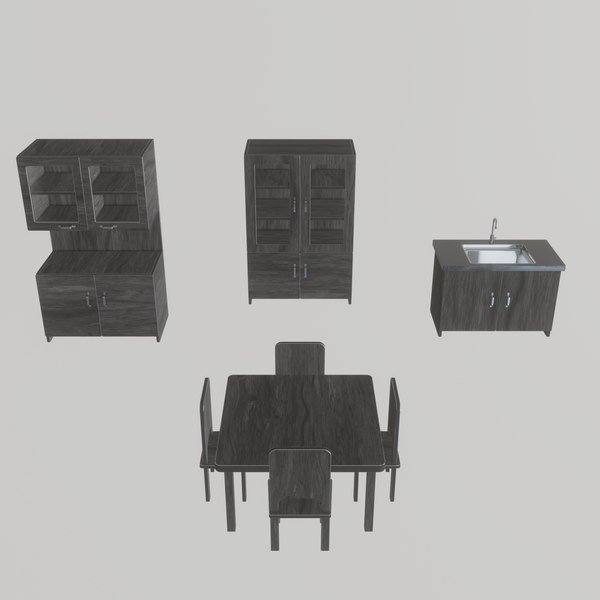 Animated Dining Table 3D Models for Download | TurboSquid