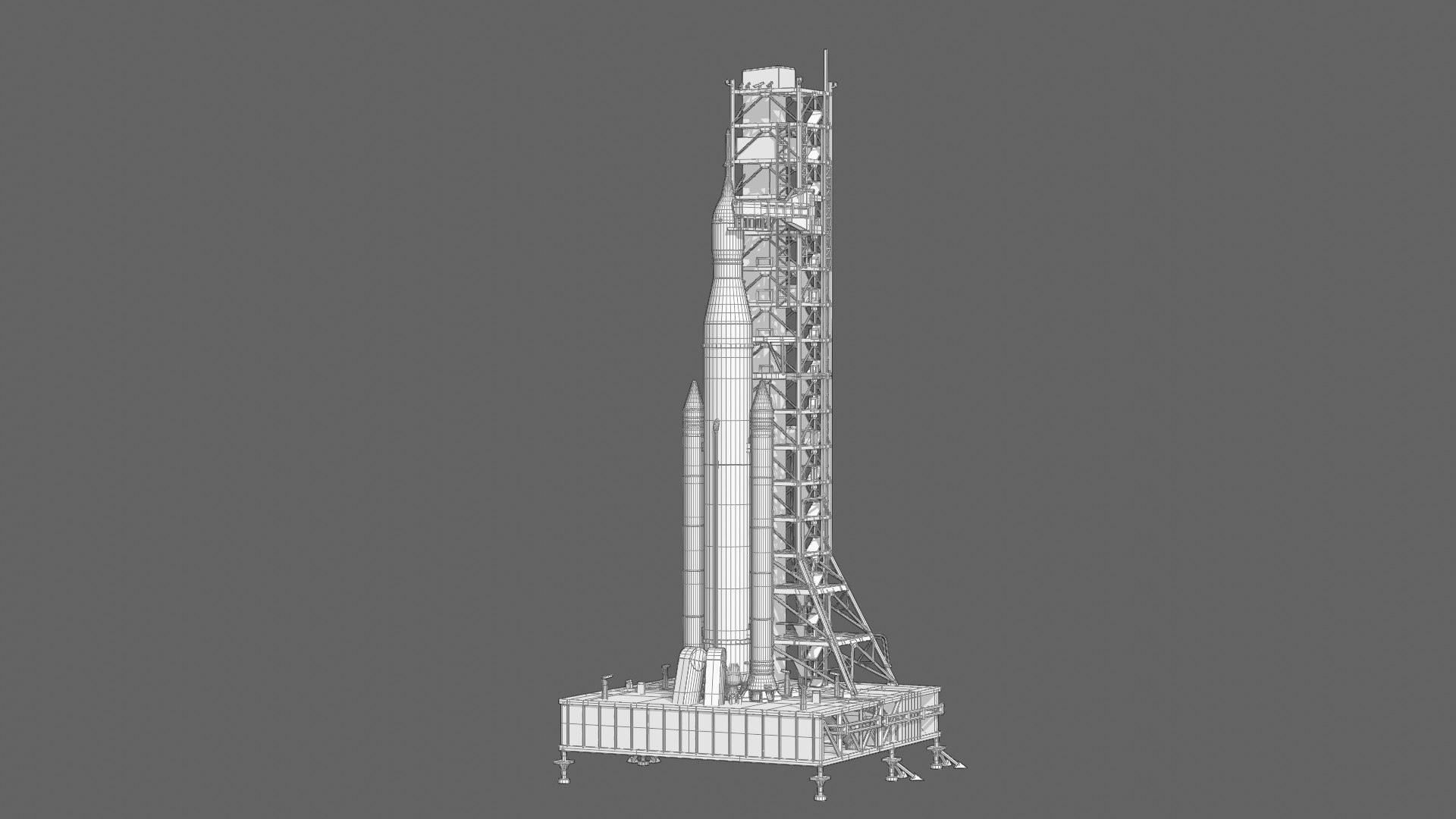SLS And Tower P3D 3D Model - TurboSquid 2434019