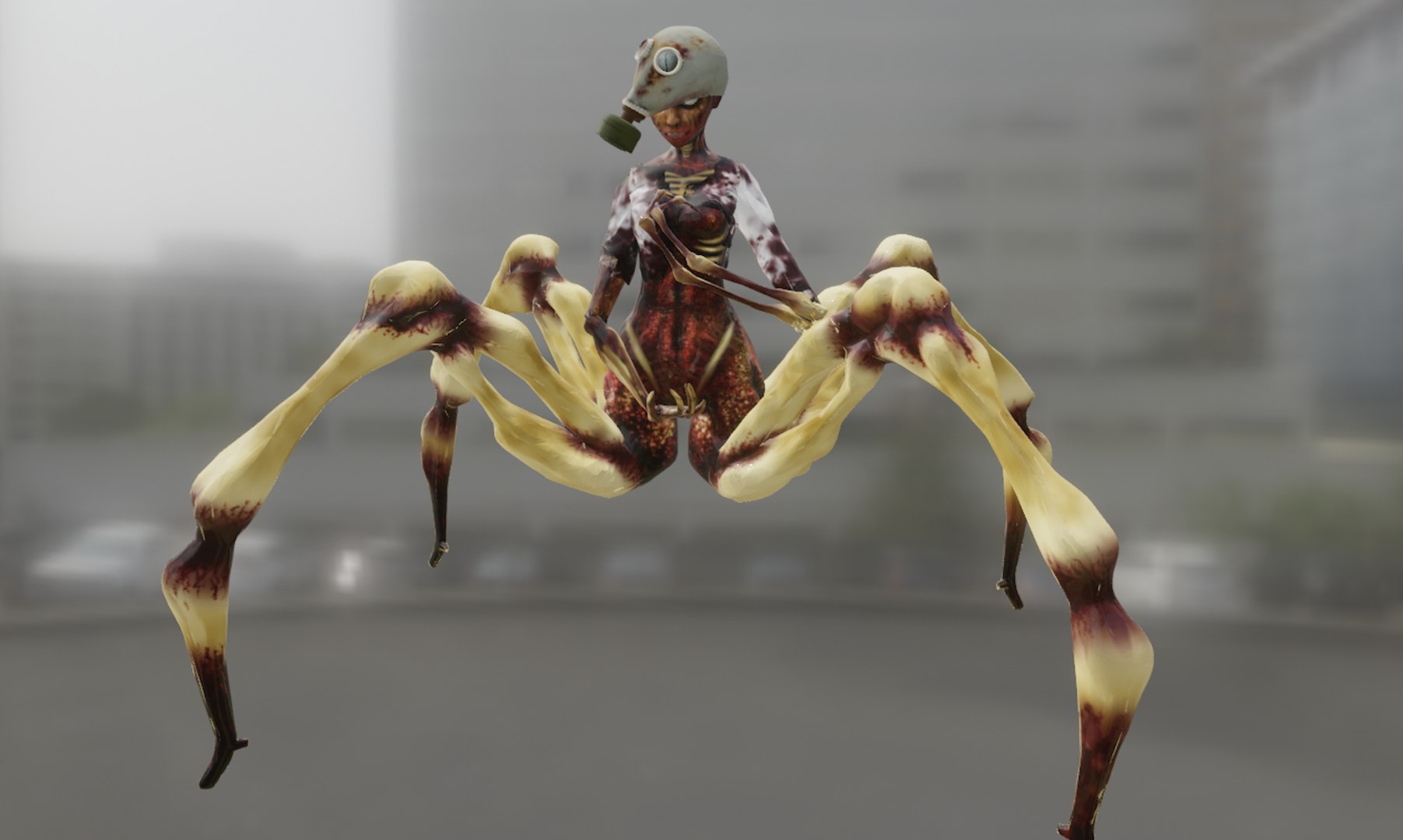 Paranoia Zombie Spider 3D - TurboSquid 1901536