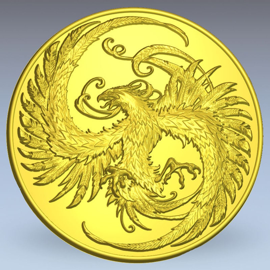 Phoenix Relief 3d Model