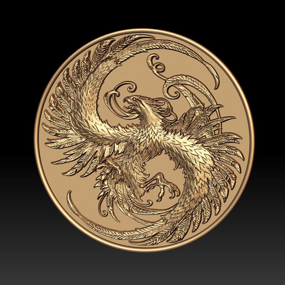 Phoenix Relief 3d Model