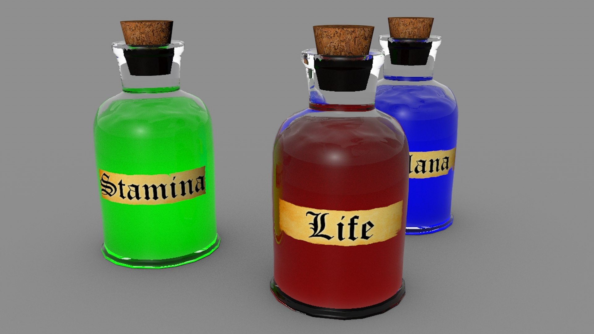 Bottle Potion Obj