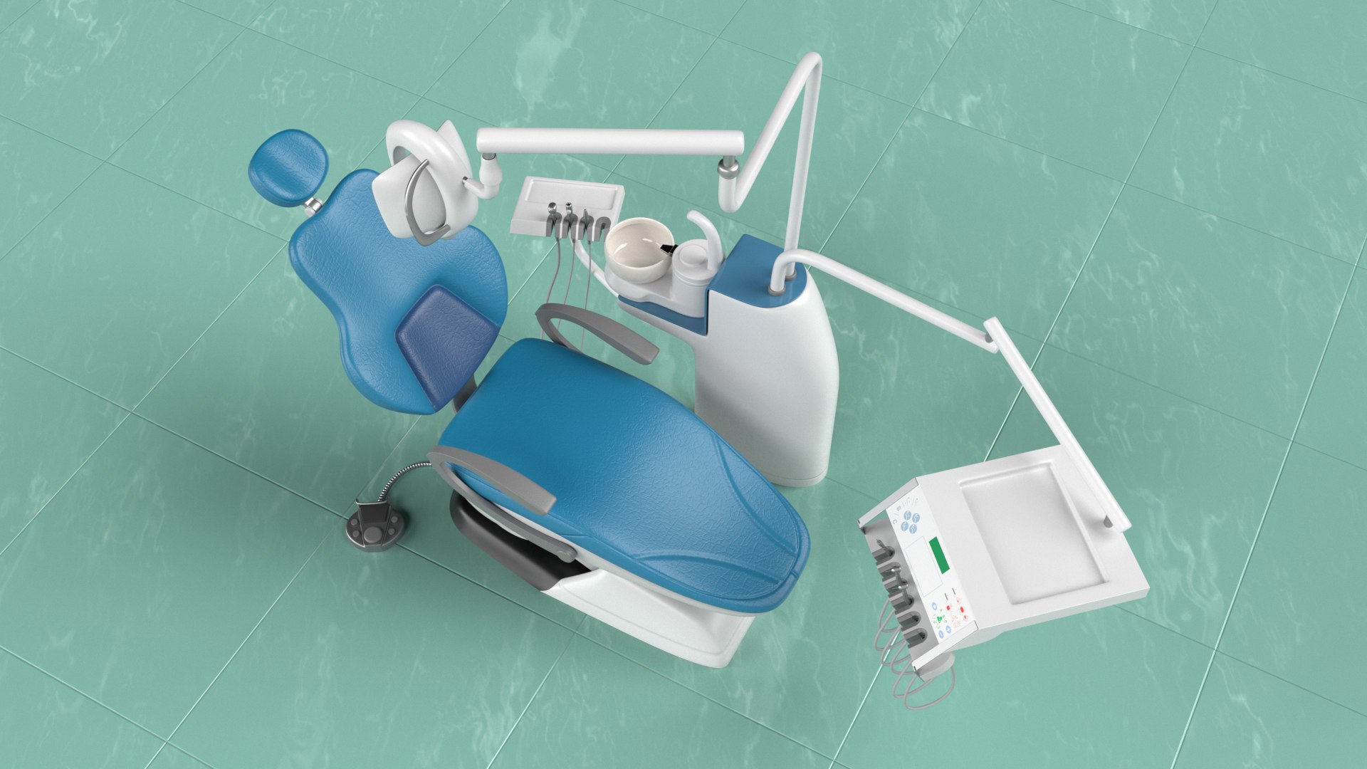 3D Model Dental Operating Unit - TurboSquid 1881584