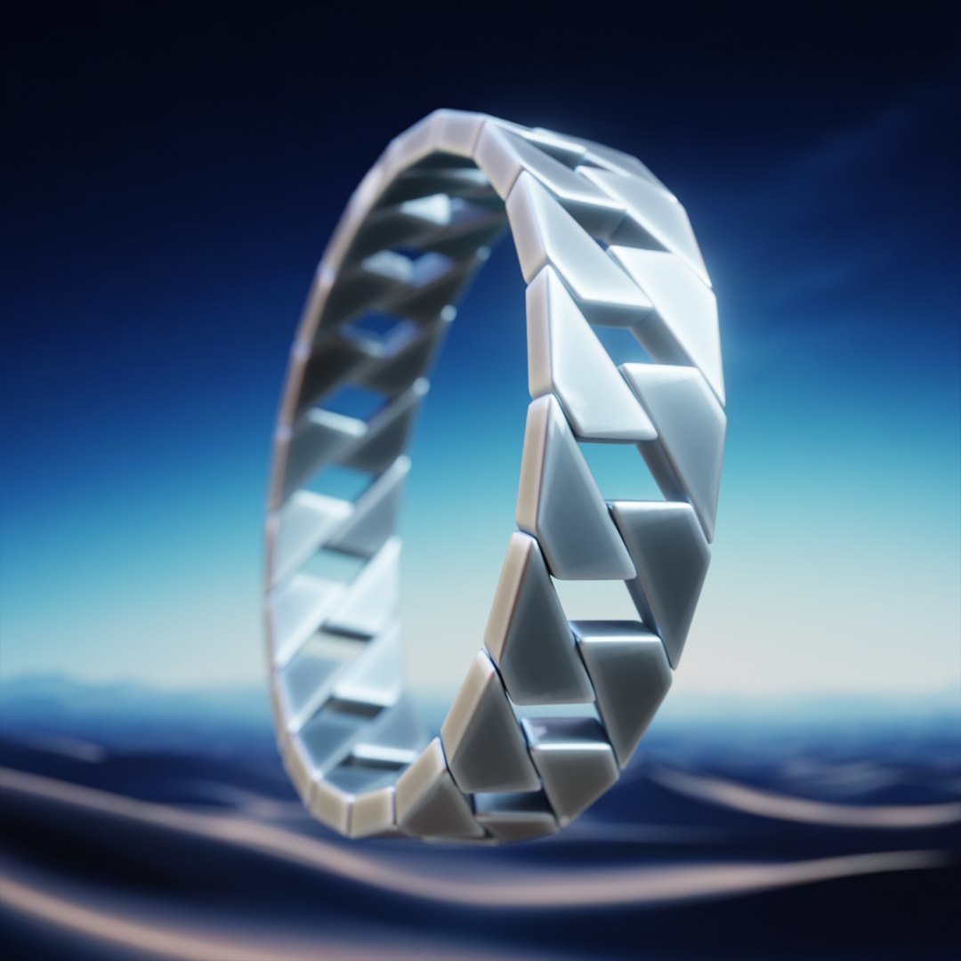 Unique Patterned 3D Ring Design 08 3D - TurboSquid 2359686