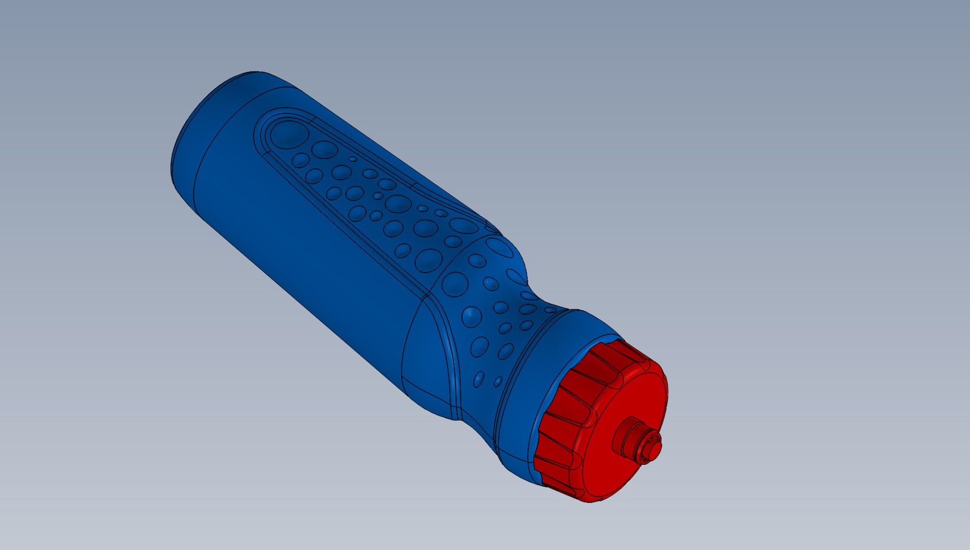 water container solidworks 3d ige