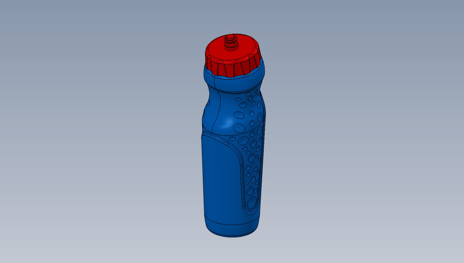 water container solidworks 3d ige