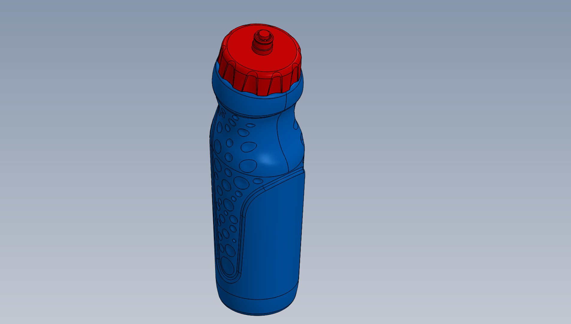 water container solidworks 3d ige