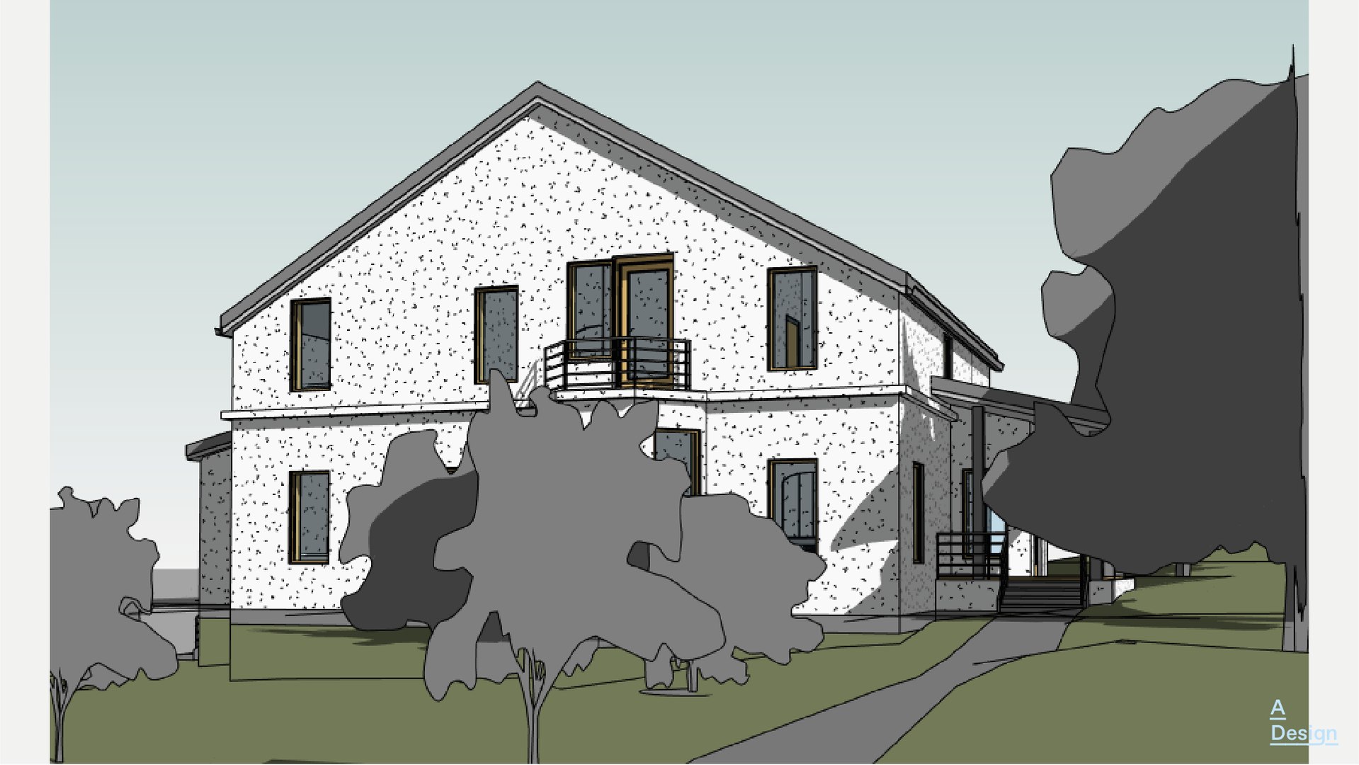 3D Normal House - Revit Model Model - TurboSquid 2017256