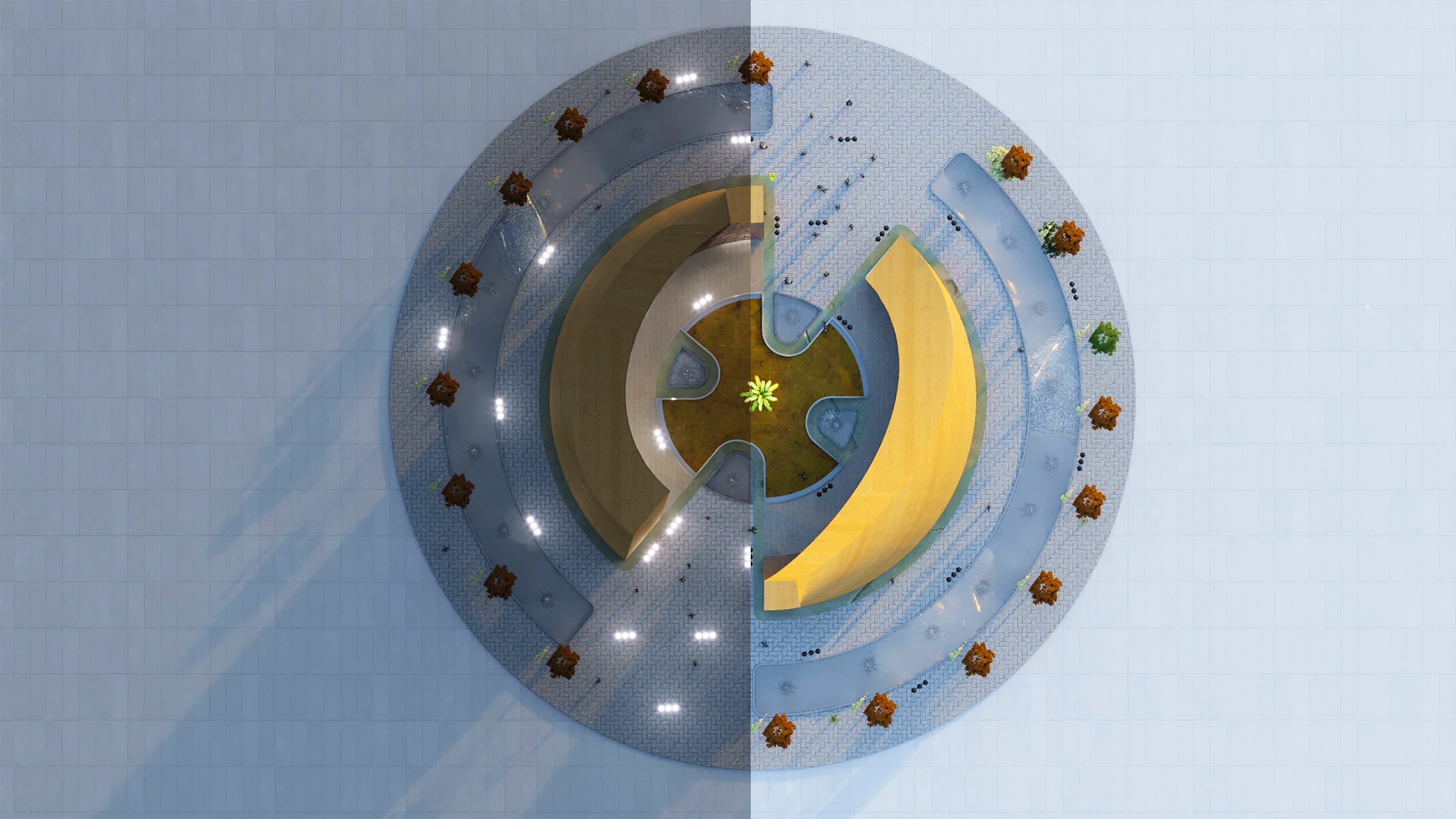 3D Model Dancing Tower 3D Model Architectural Maquette Rendering ...