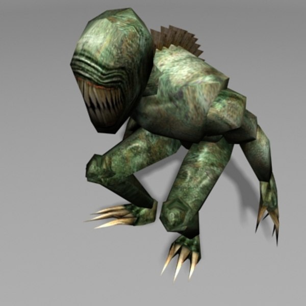 alien mutant static 3d model