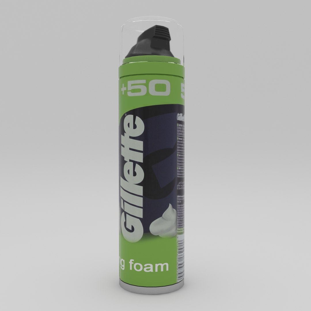 3d Max Gillette Shaving Foam
