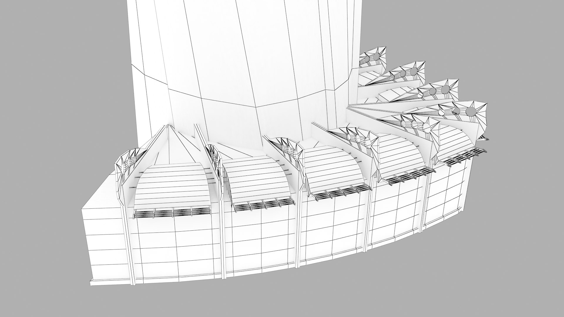 Al Bidda Tower Doha 3D - TurboSquid 1475214