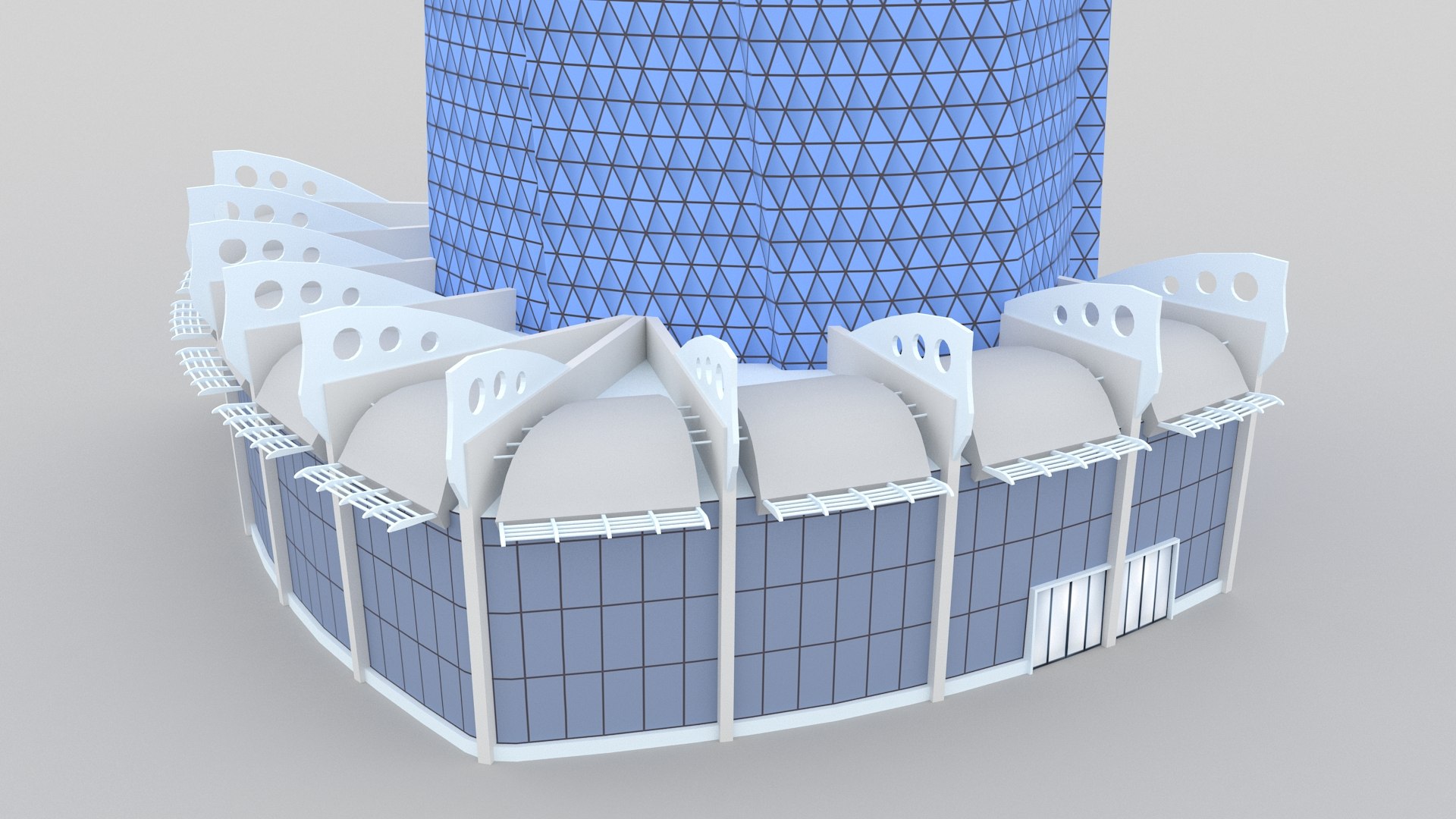 Al Bidda Tower Doha 3D - TurboSquid 1475214
