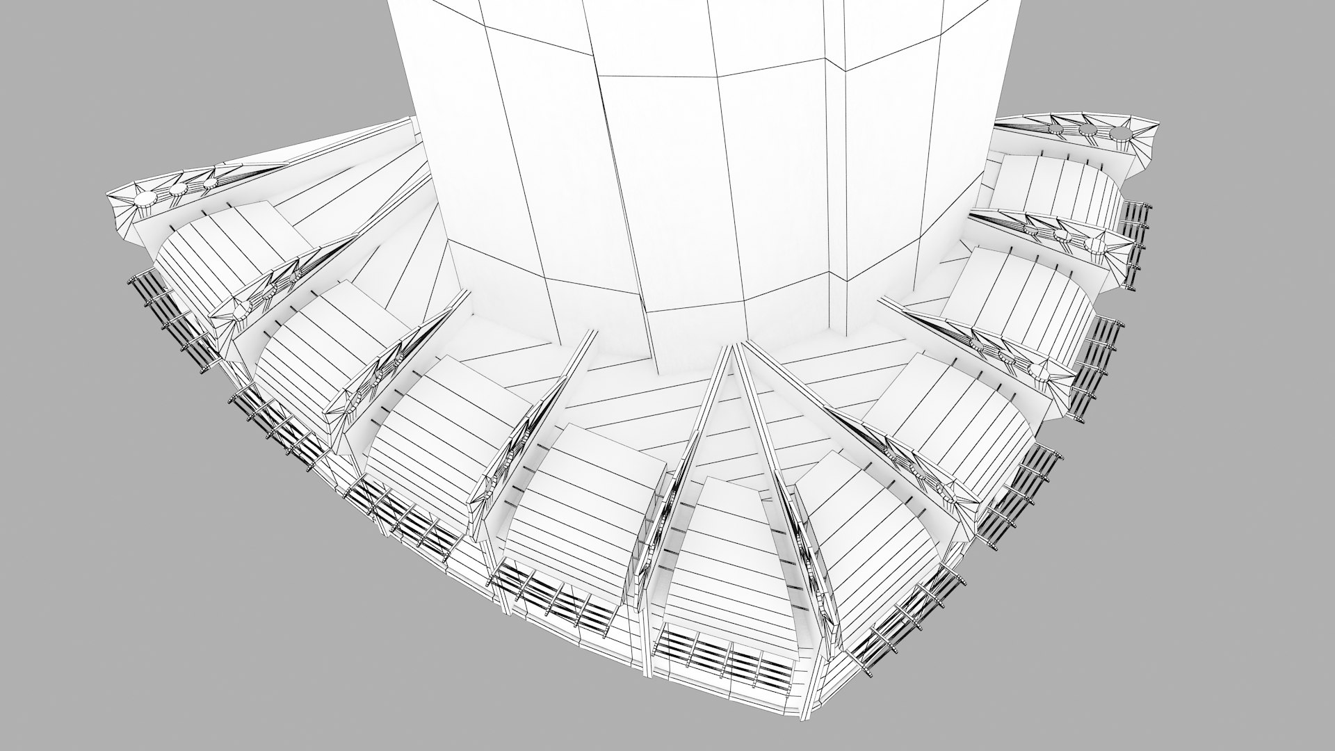 Al Bidda Tower Doha 3D - TurboSquid 1475214