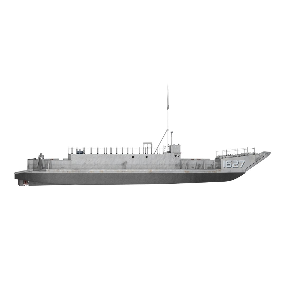 3d Model Landing Craft Utility Class