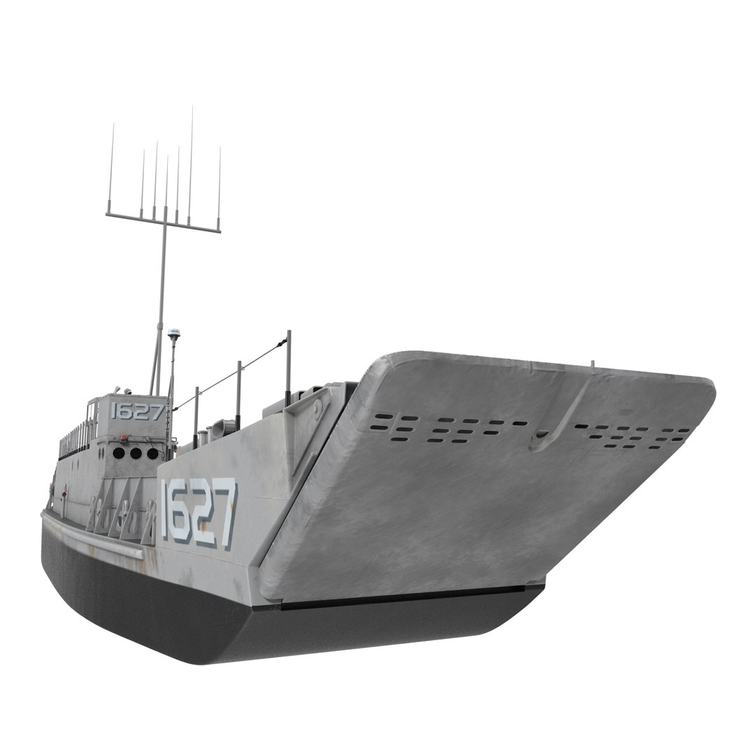 3d model landing craft utility class