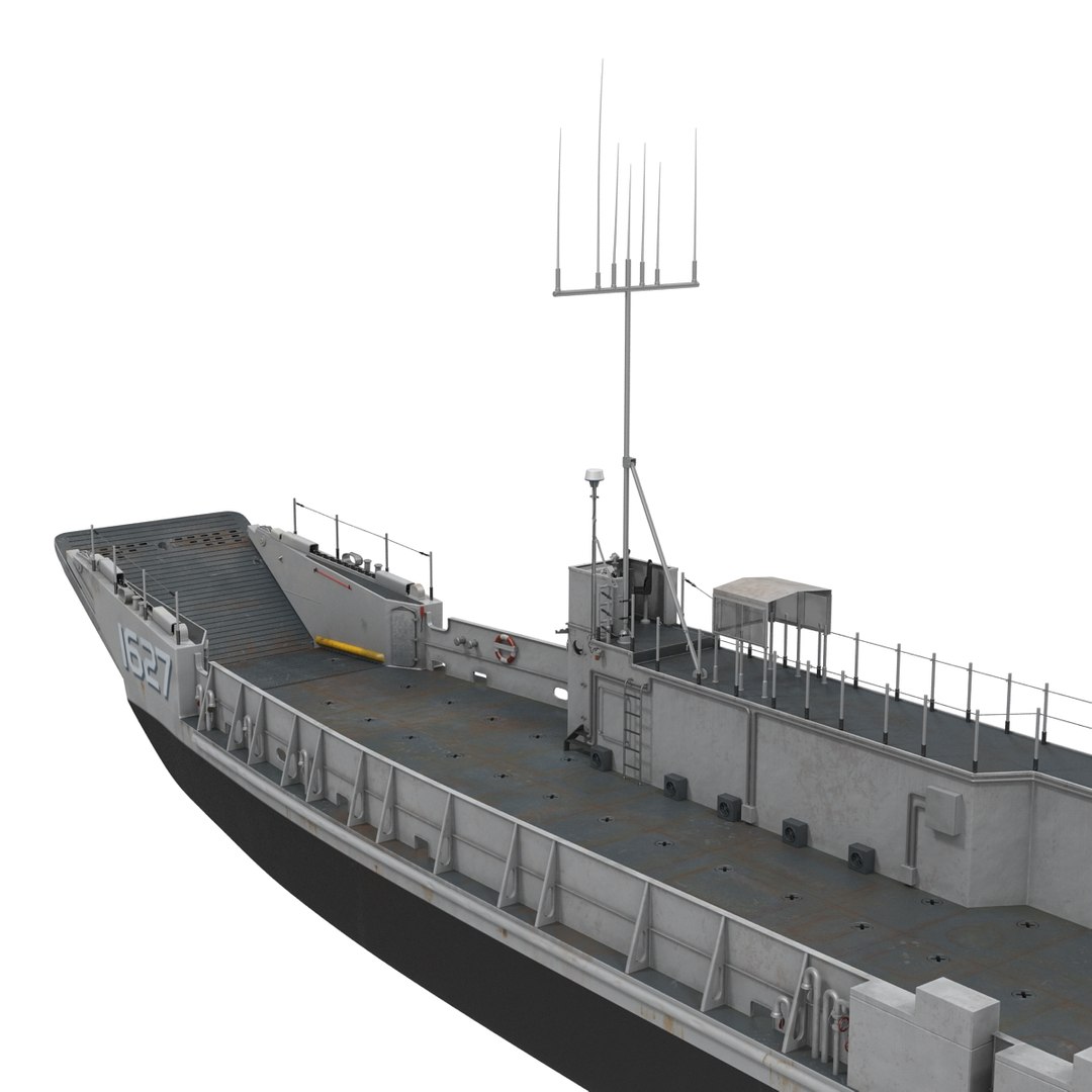 3d model landing craft utility class
