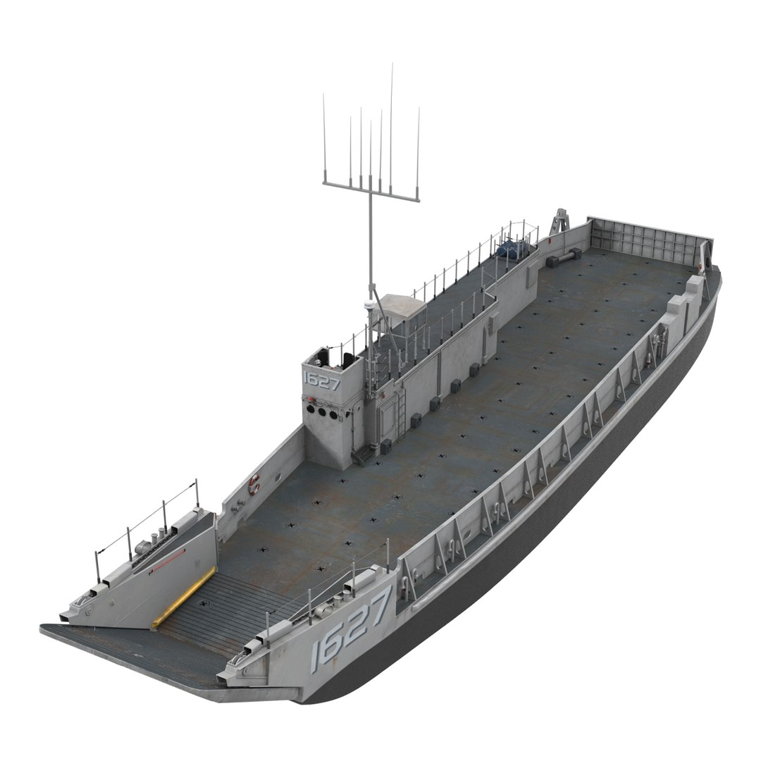 3d model landing craft utility class