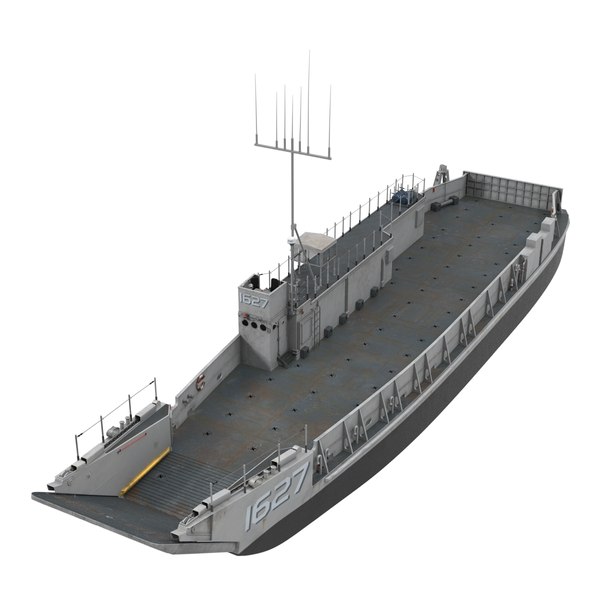 3d model landing craft utility class