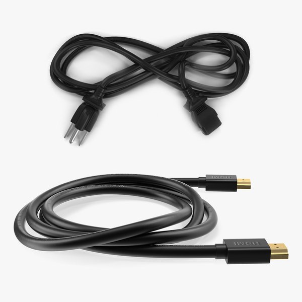 3d model computer cable
