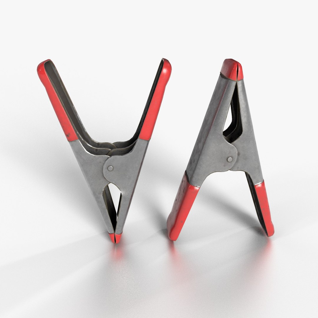 3D spring clamp model - TurboSquid 1761514