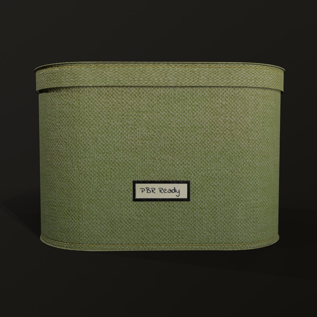 Fabric storage box 3D model - TurboSquid 1457328