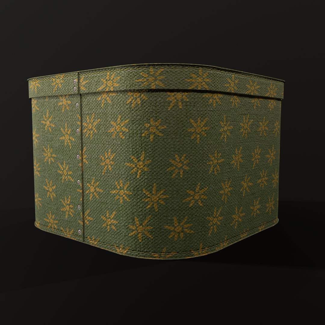 Fabric storage box 3D model - TurboSquid 1457328