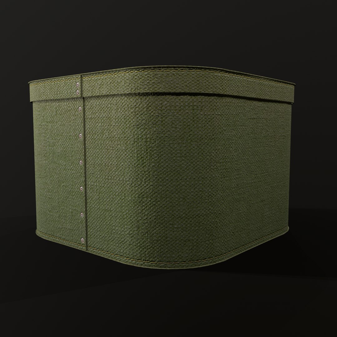 Fabric storage box 3D model - TurboSquid 1457328