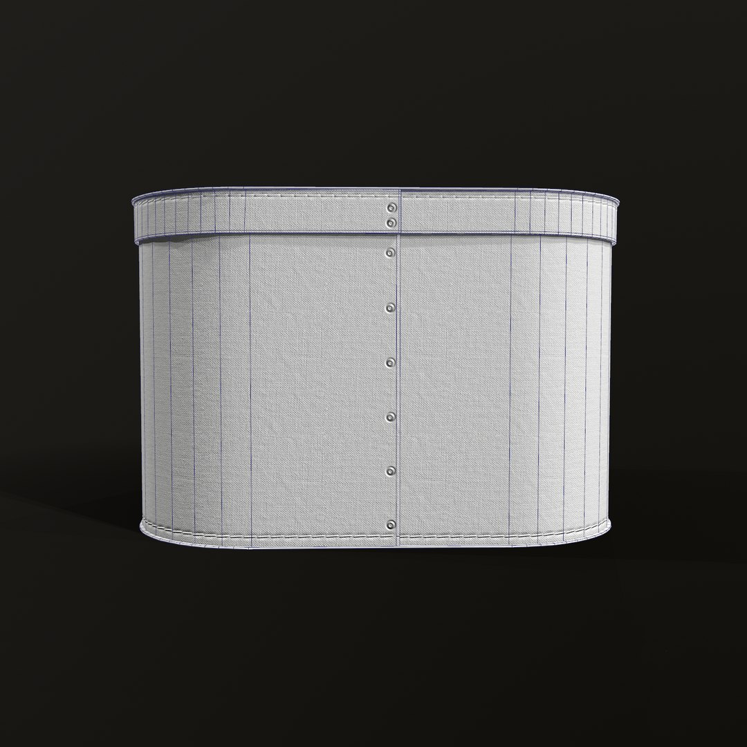 Fabric storage box 3D model - TurboSquid 1457328