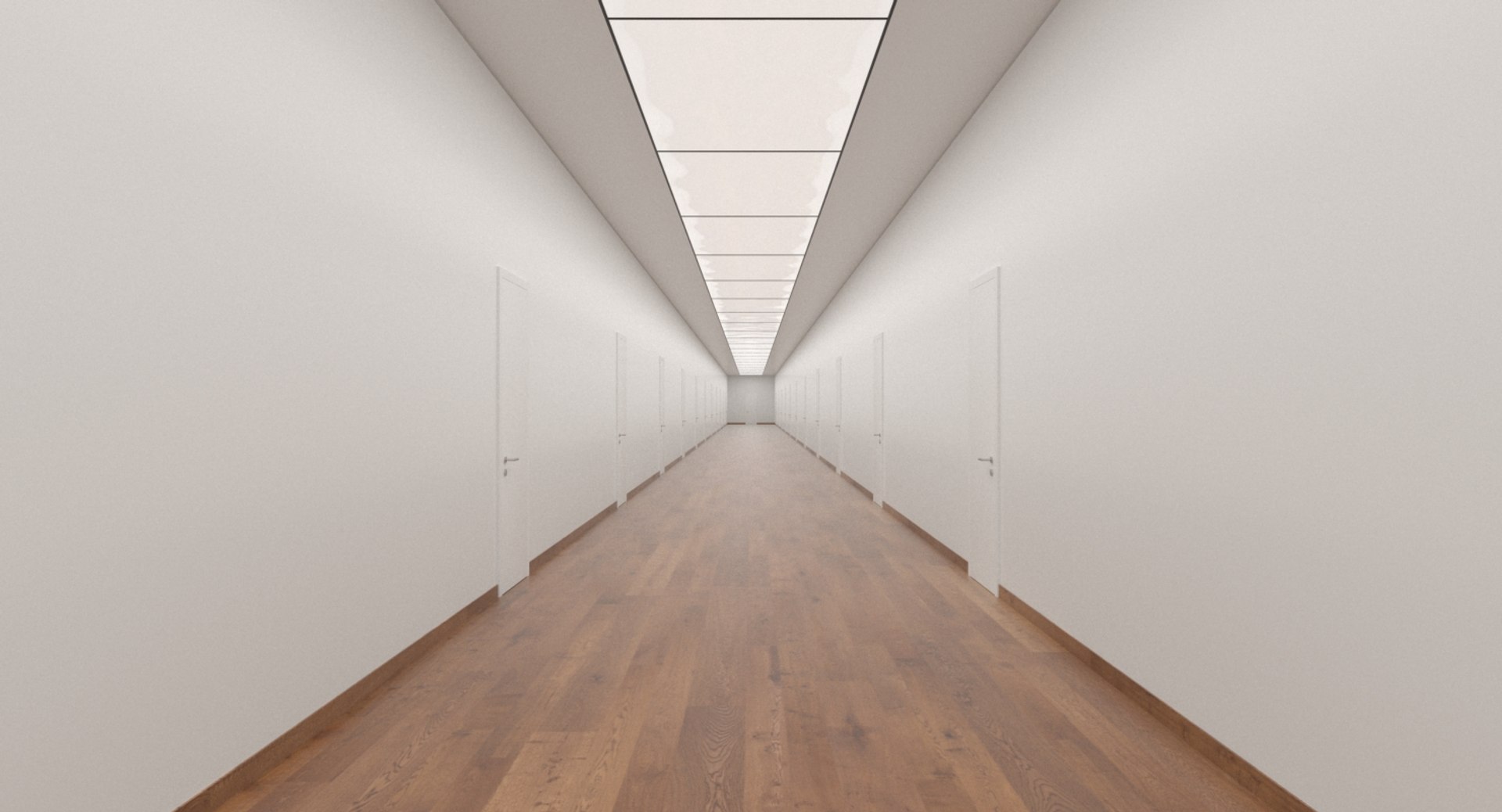 Hallway Scene 3D Model - TurboSquid 1345561